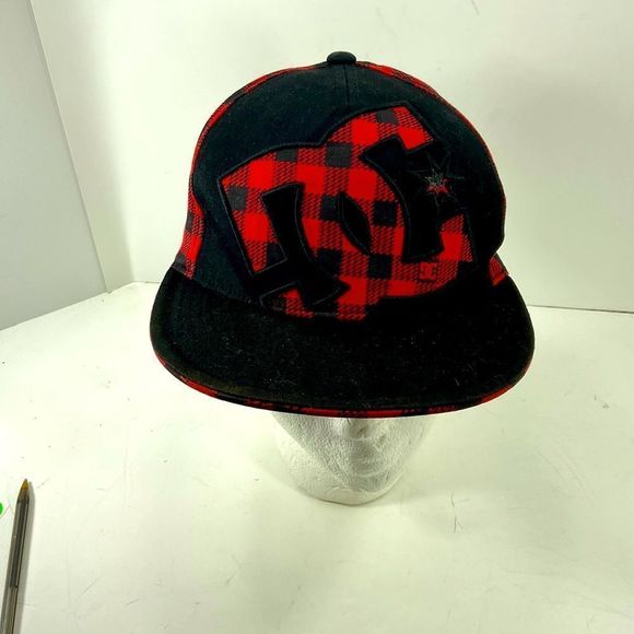 DC Comics | Accessories | Dc Black Andred Checkered Ball Cap Mens ...